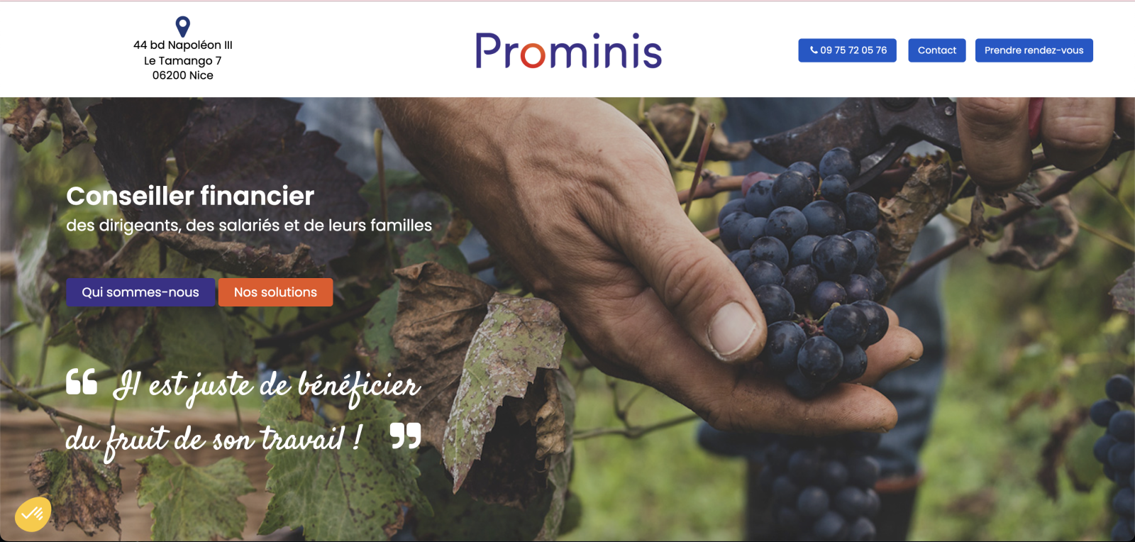 Courtier en Prévoyance & Retraite à Nice – Prominis